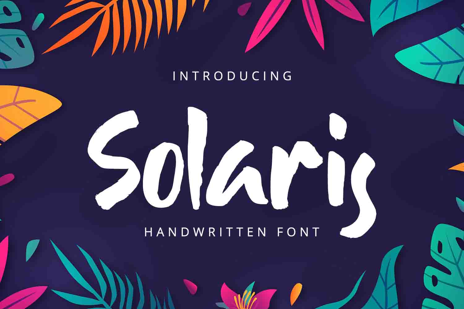 Solaris - Handwritten Font - Alpaprana Studio