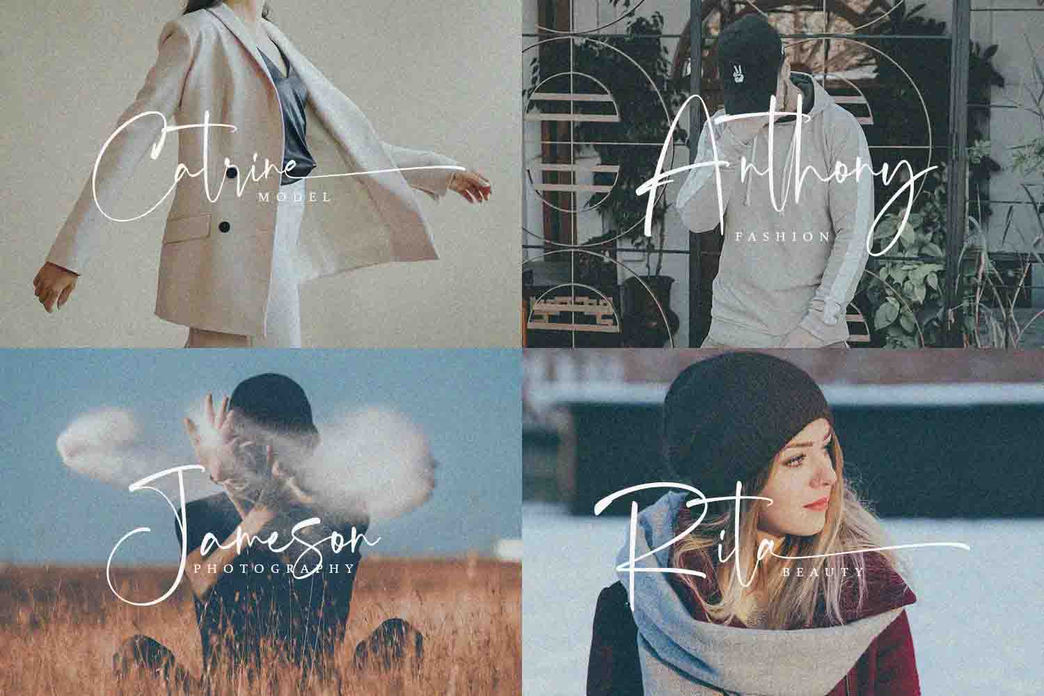 Carolina - Stylish Script Font - Alpaprana Studio