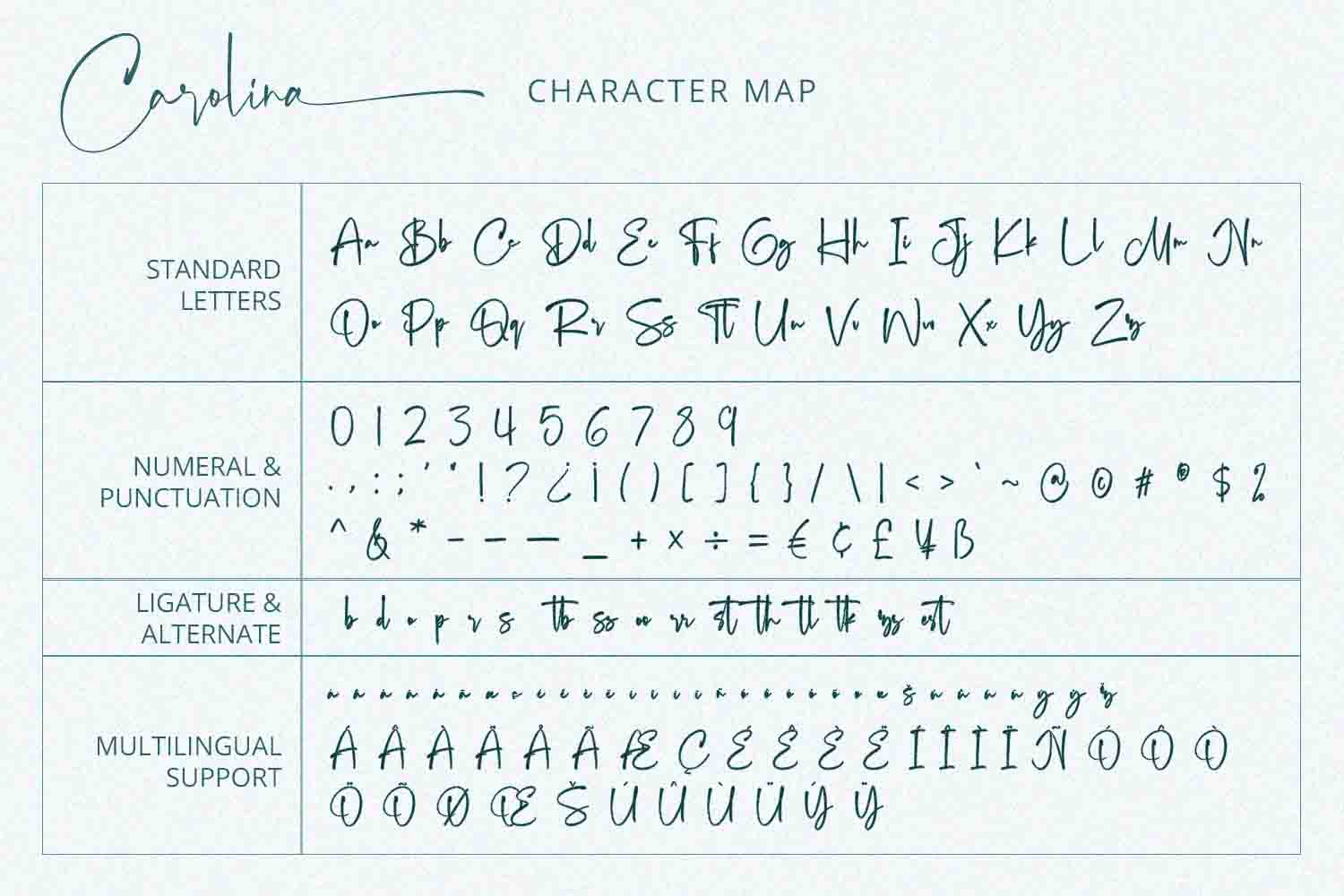 Carolina - Stylish Script Font - Alpaprana Studio