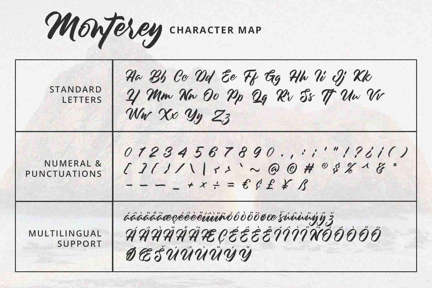 Monterey - Modern Script Font - Alpaprana Studio