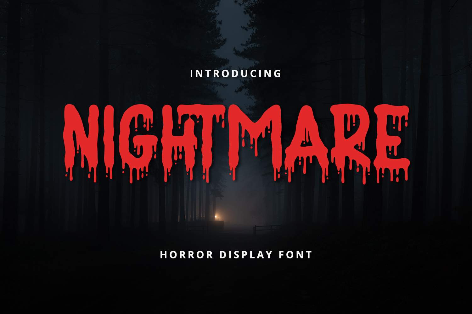 Nightmare - Horror Display Font - Alpaprana Studio