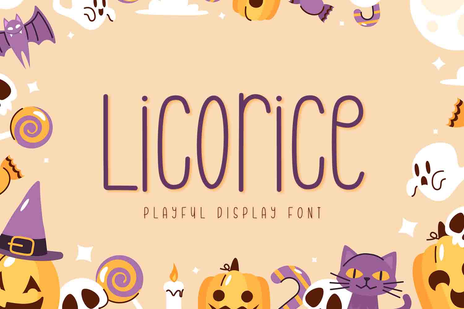 Licorice - Playful Display Font - Alpaprana Studio