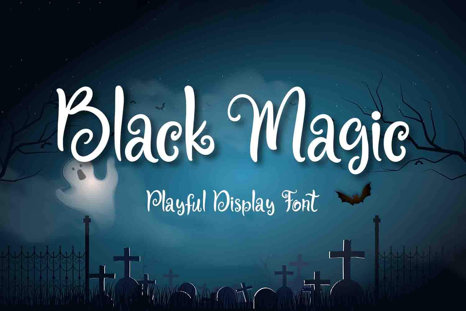 Black Magic - Playful Display Font - Alpaprana Studio