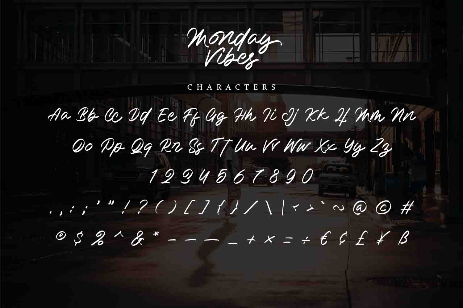 Monday Vibes - Modern Script Font - Alpaprana Studio