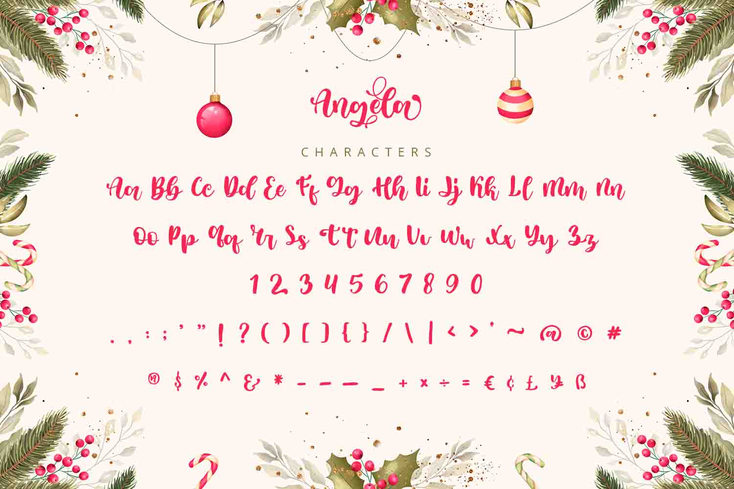 Angela - Modern Script Font - Alpaprana Studio