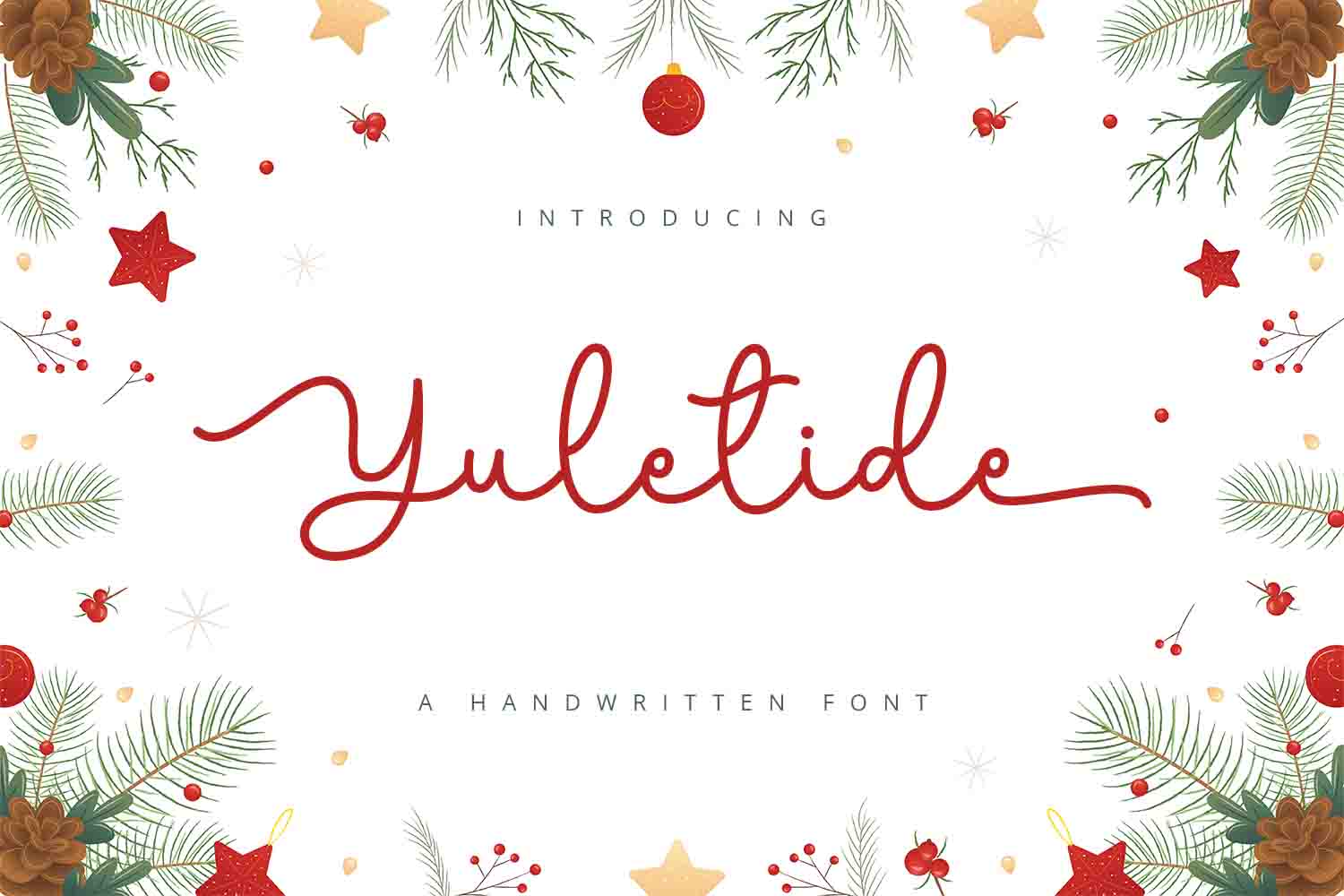 Yuletide - Handwritten Font - Alpaprana Studio