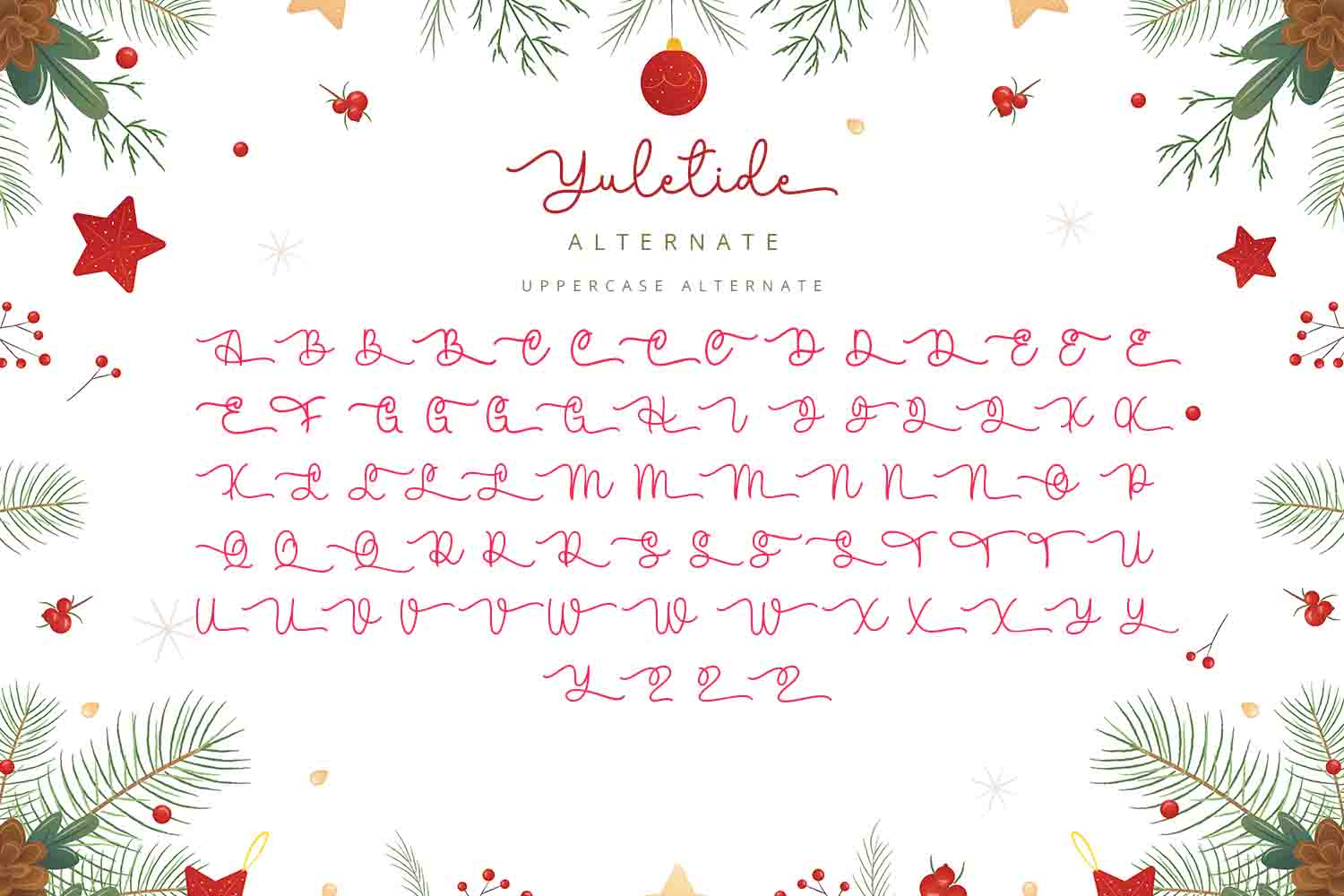 Yuletide - Handwritten Font - Alpaprana Studio