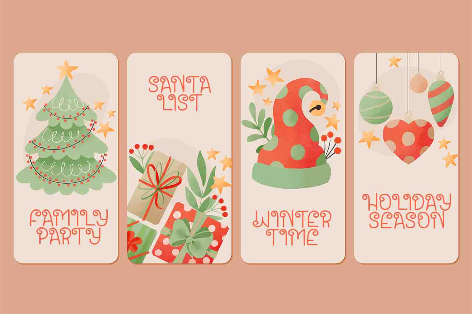 Santa House - Christmas Font - Alpaprana Studio