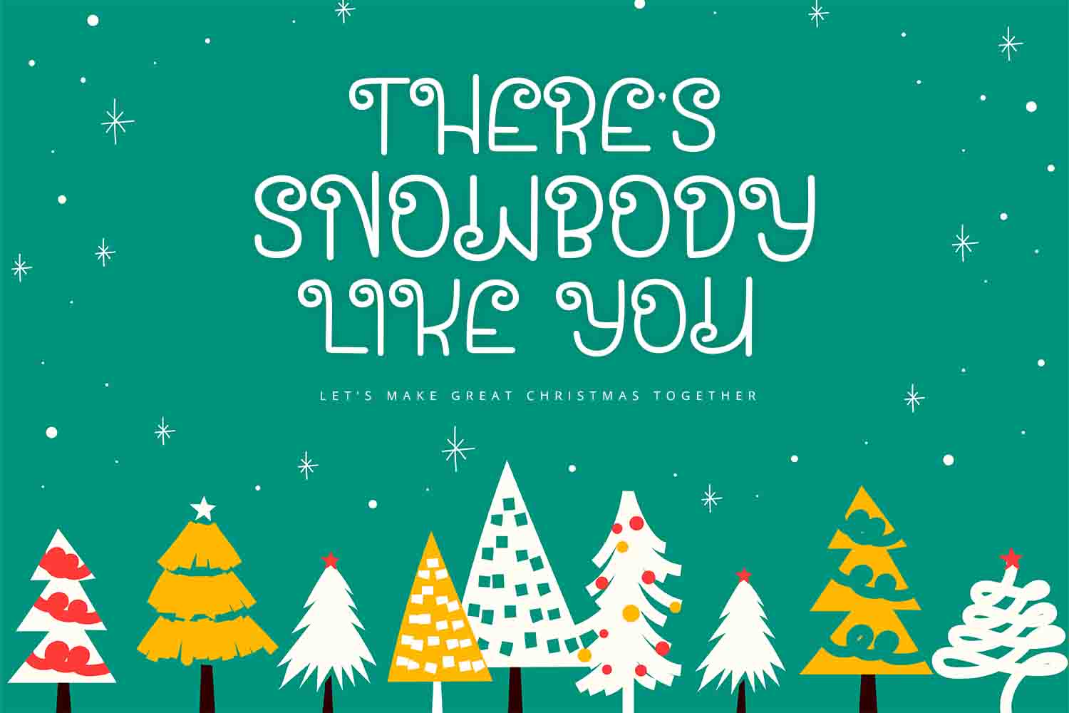 Santa House - Christmas Font - Alpaprana Studio