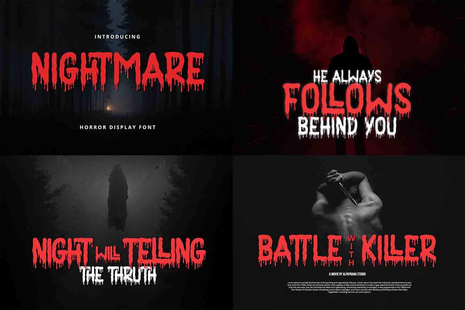 Spooky Bundle | 17 Halloween Fonts - Alpaprana Studio