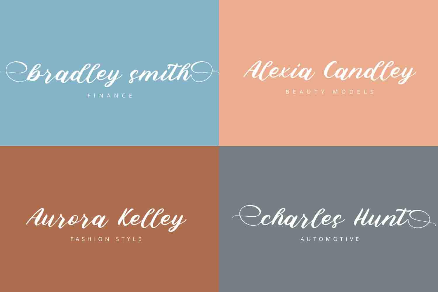 Marina - Modern Script Font - Alpaprana Studio