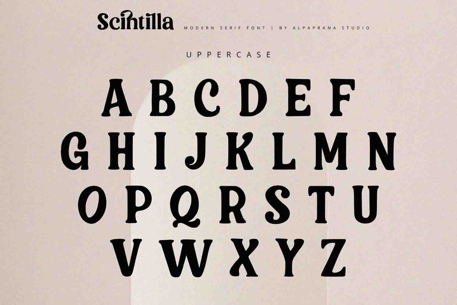 Scintilla - Modern Serif Font - Alpaprana Studio