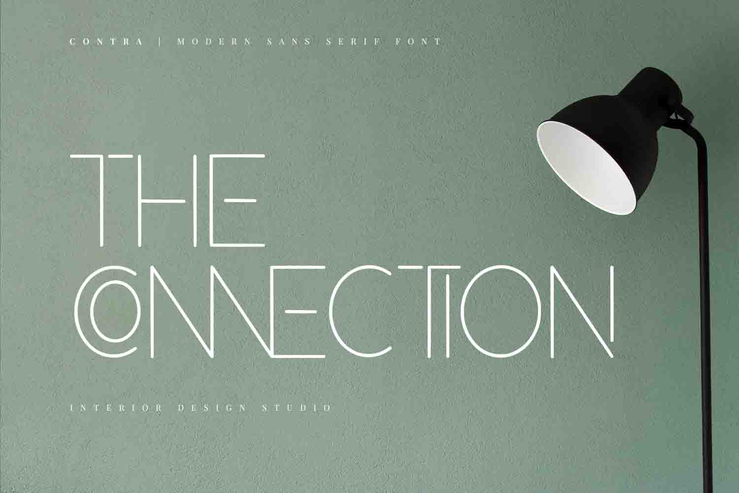 Contra - Modern Sans Serif Font - Alpaprana Studio