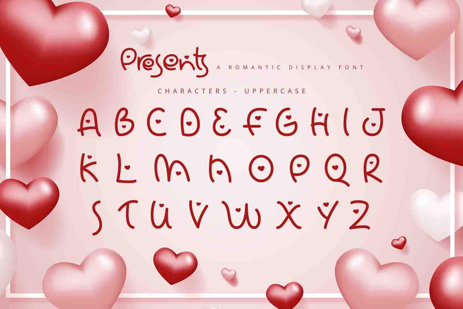 Presents - Romantic Display Font - Alpaprana Studio
