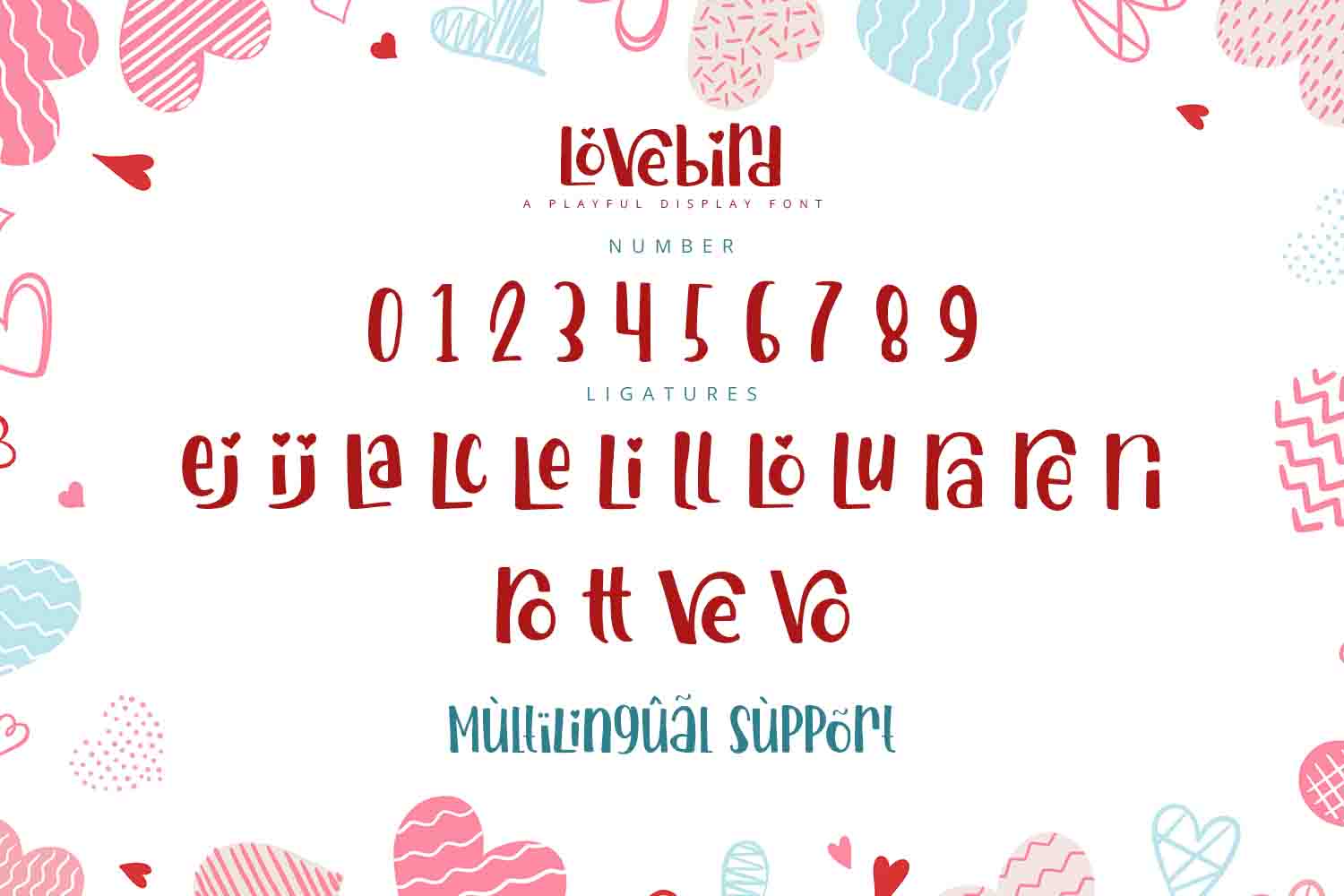 Lovebird - Playful Display Font - Alpaprana Studio