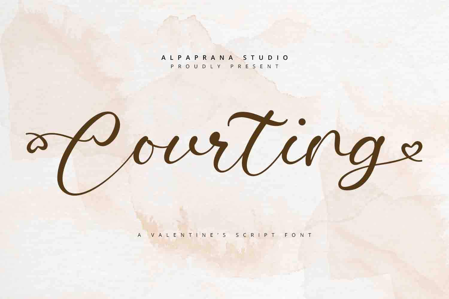 Courting - Script Font - Alpaprana Studio