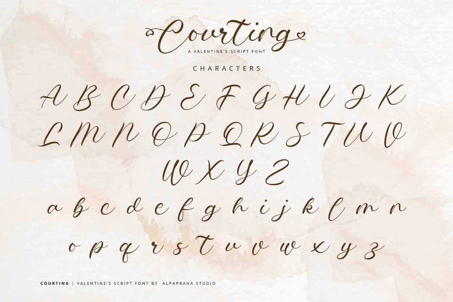 Courting - Script Font - Alpaprana Studio