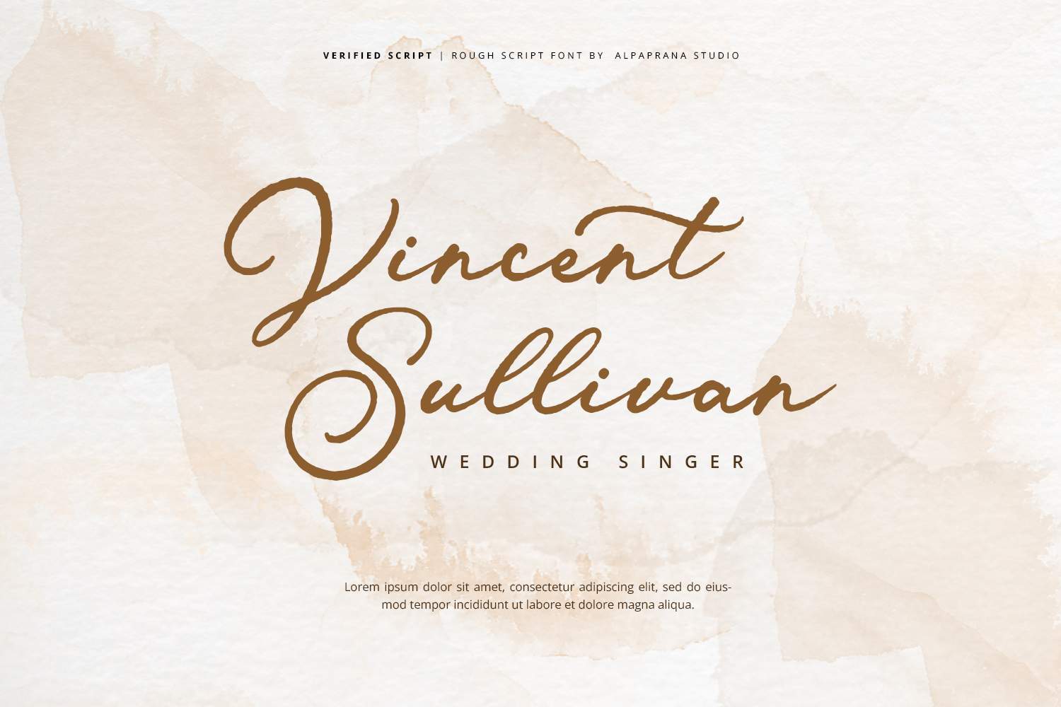 Verified Script - Rough Script Font - Alpaprana Studio