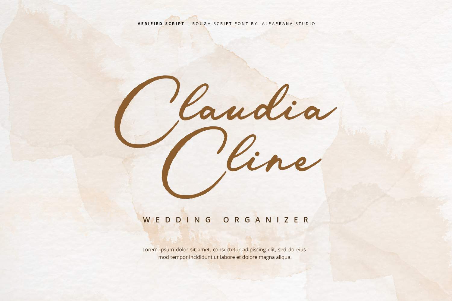 Verified Script - Rough Script Font - Alpaprana Studio