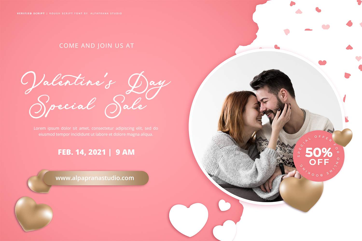 Verified Script - Rough Script Font - Alpaprana Studio