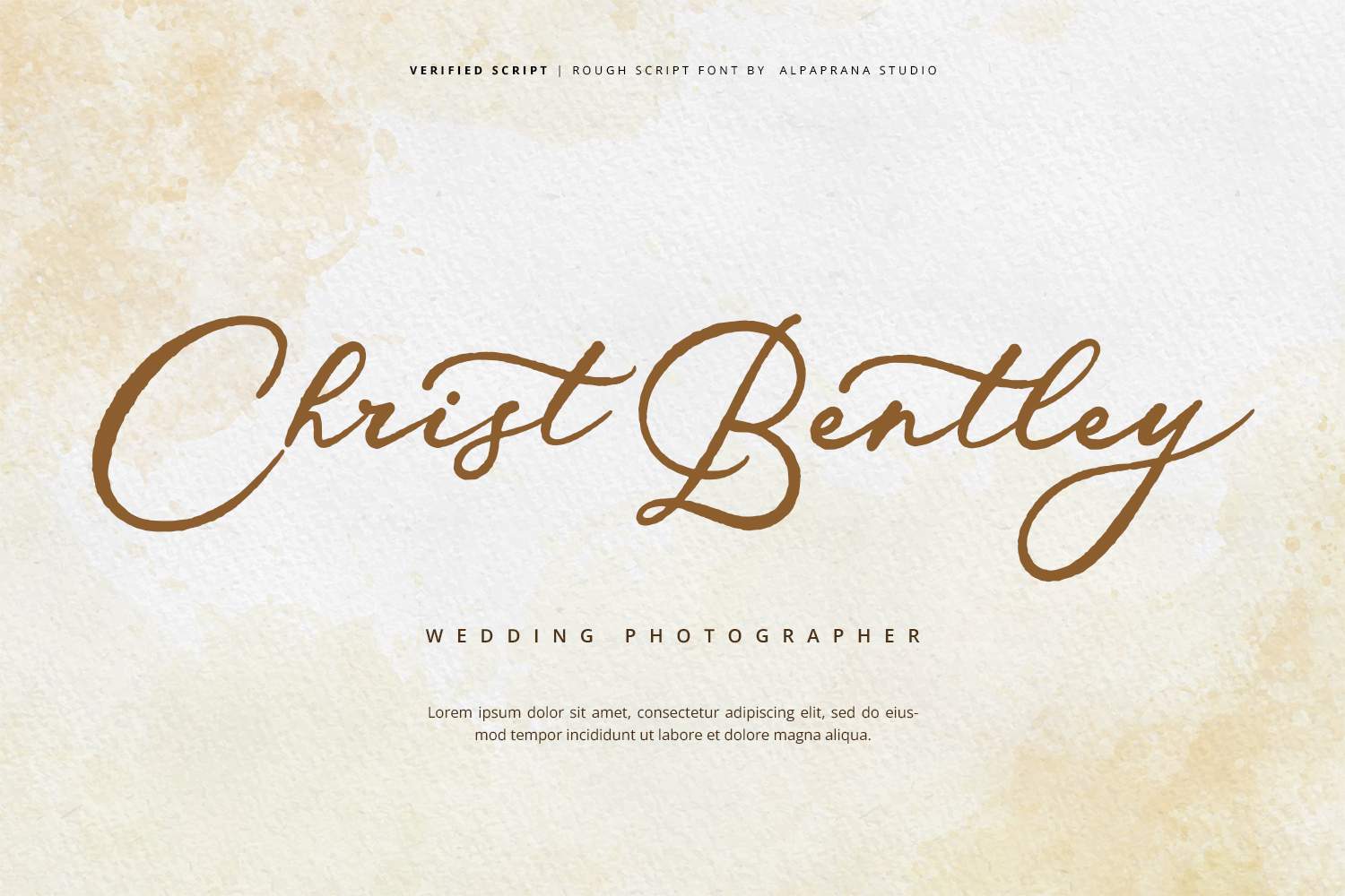 Verified Script - Rough Script Font - Alpaprana Studio