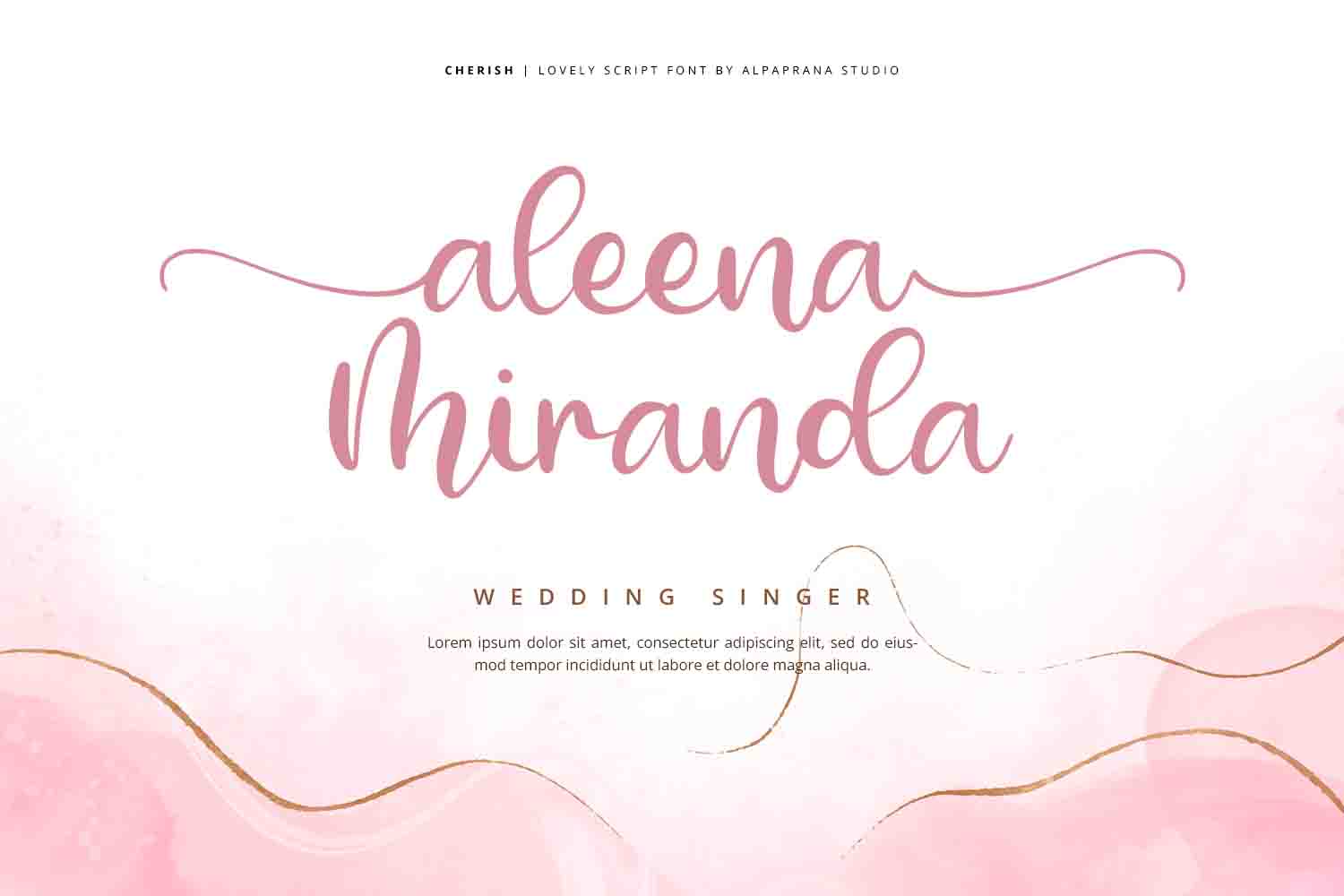 Cherish - Script Font - Alpaprana Studio
