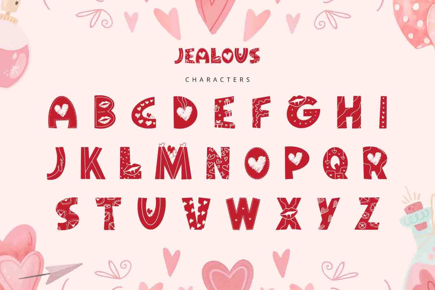 Jealous - Romantic Display Font - Alpaprana Studio