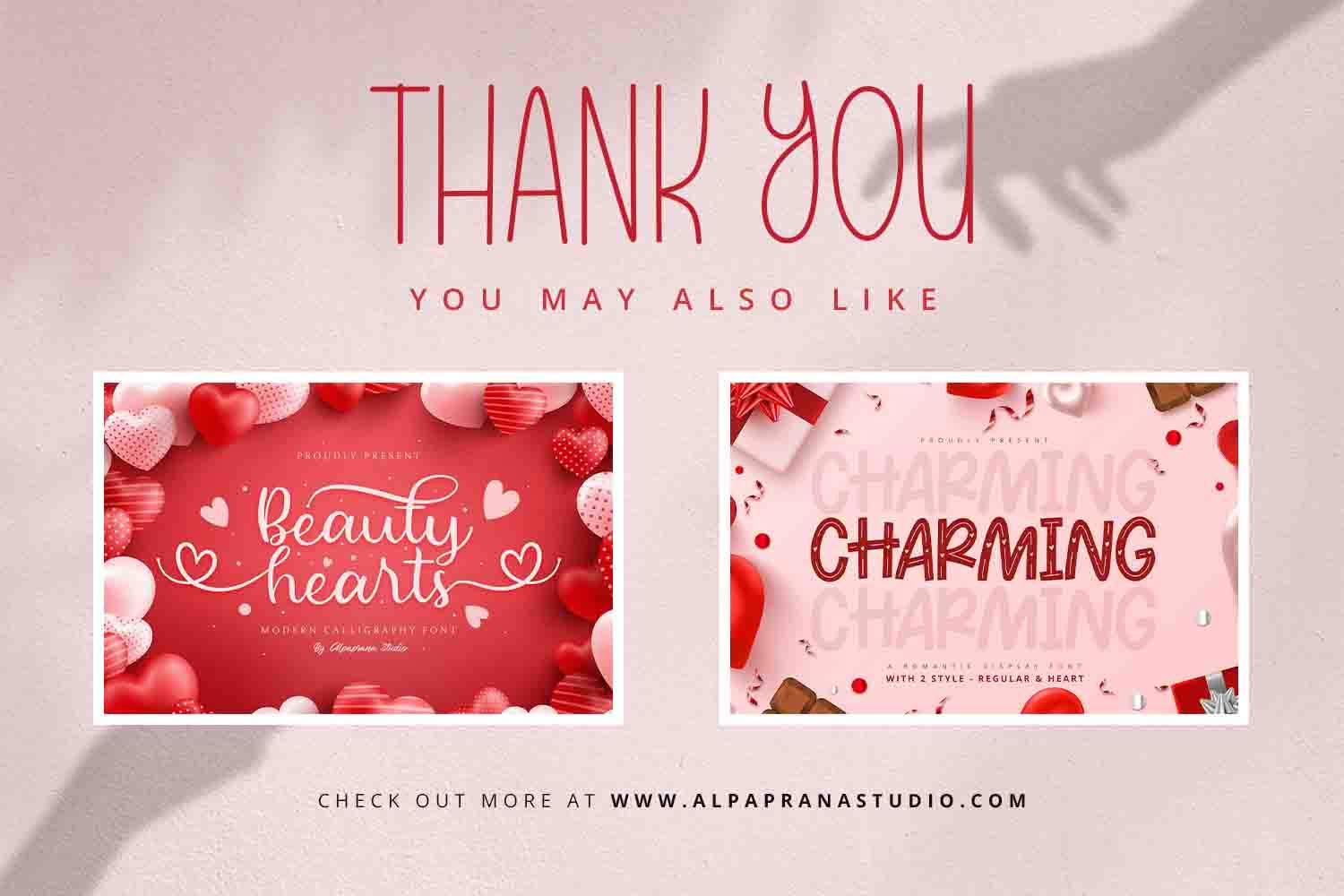 Lovesick - Display Font - Alpaprana Studio