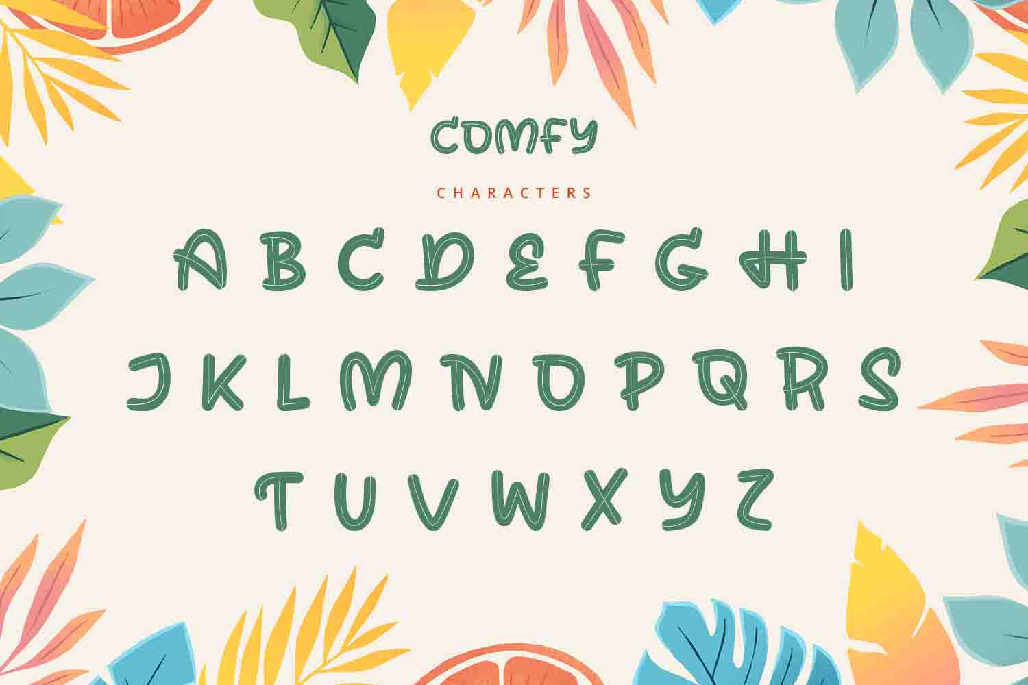 Comfy - Playful Display Font - Alpaprana Studio