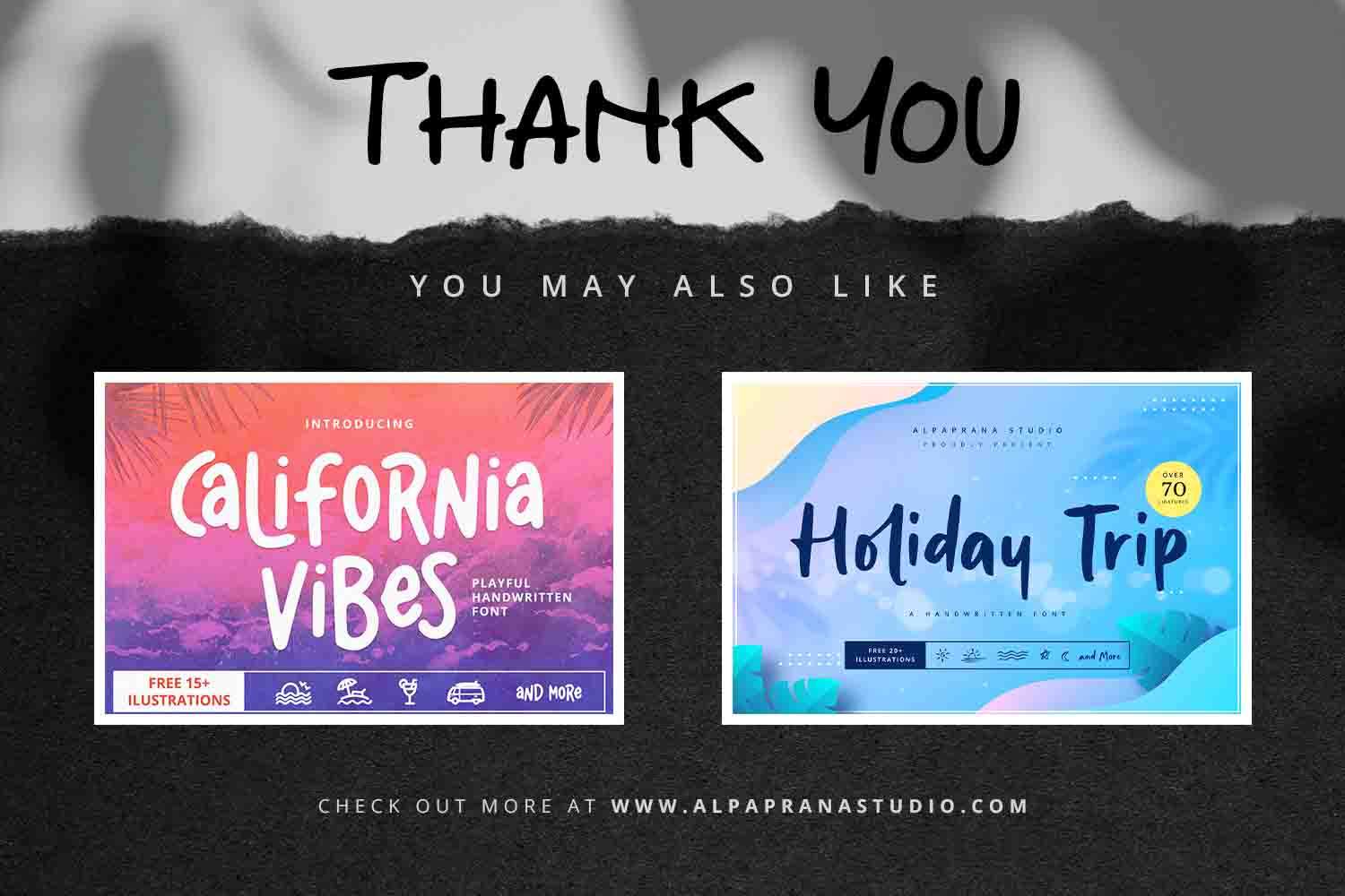 Virtual Note - Handwritten Font - Alpaprana Studio