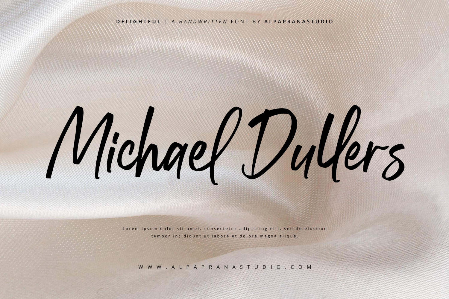 Delightful - Handwritten Font - Alpaprana Studio