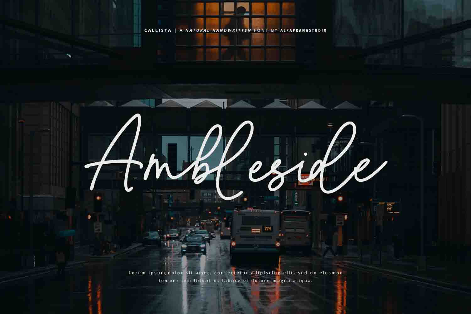 Callista - Signature Font - Alpaprana Studio