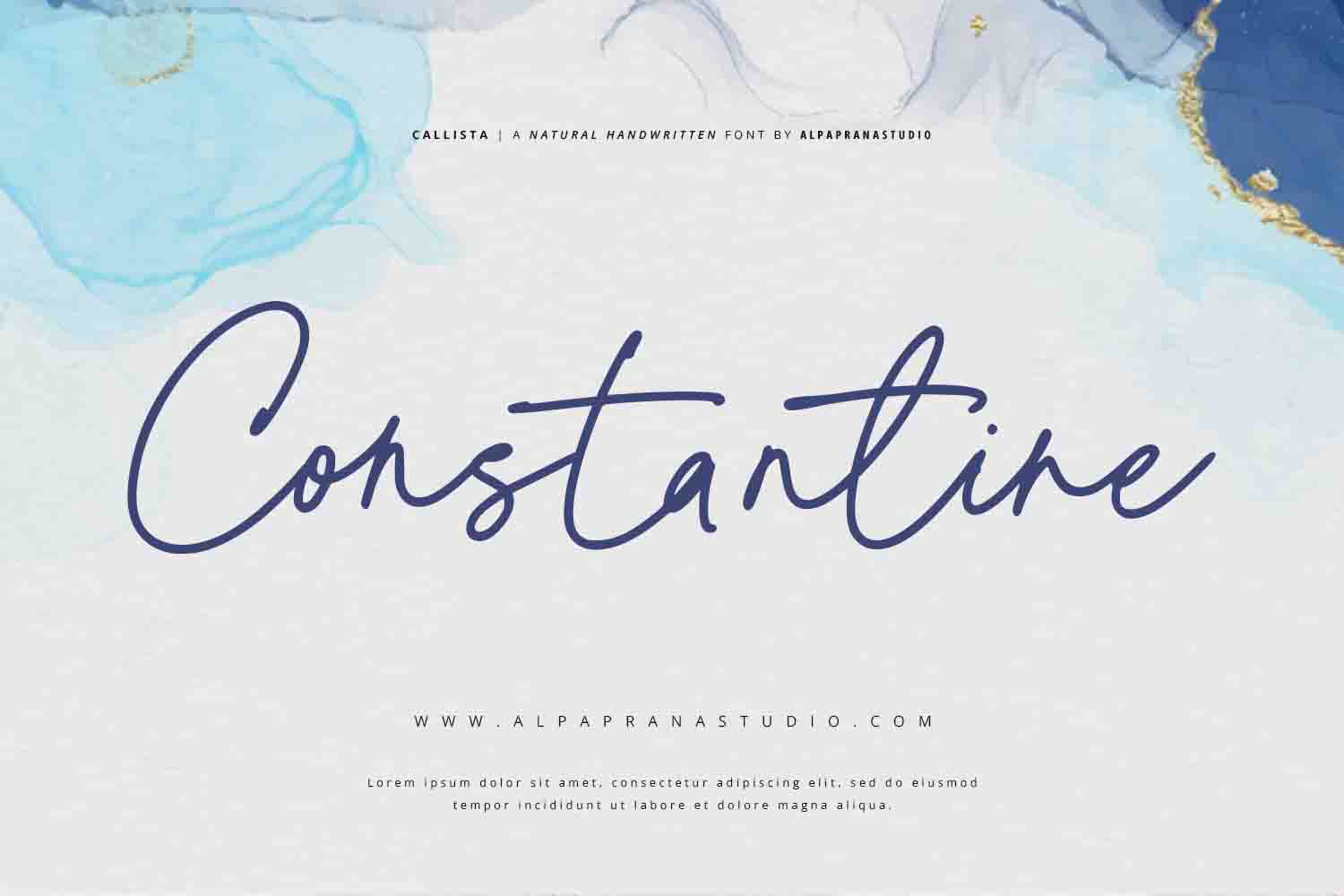 Callista - Signature Font - Alpaprana Studio