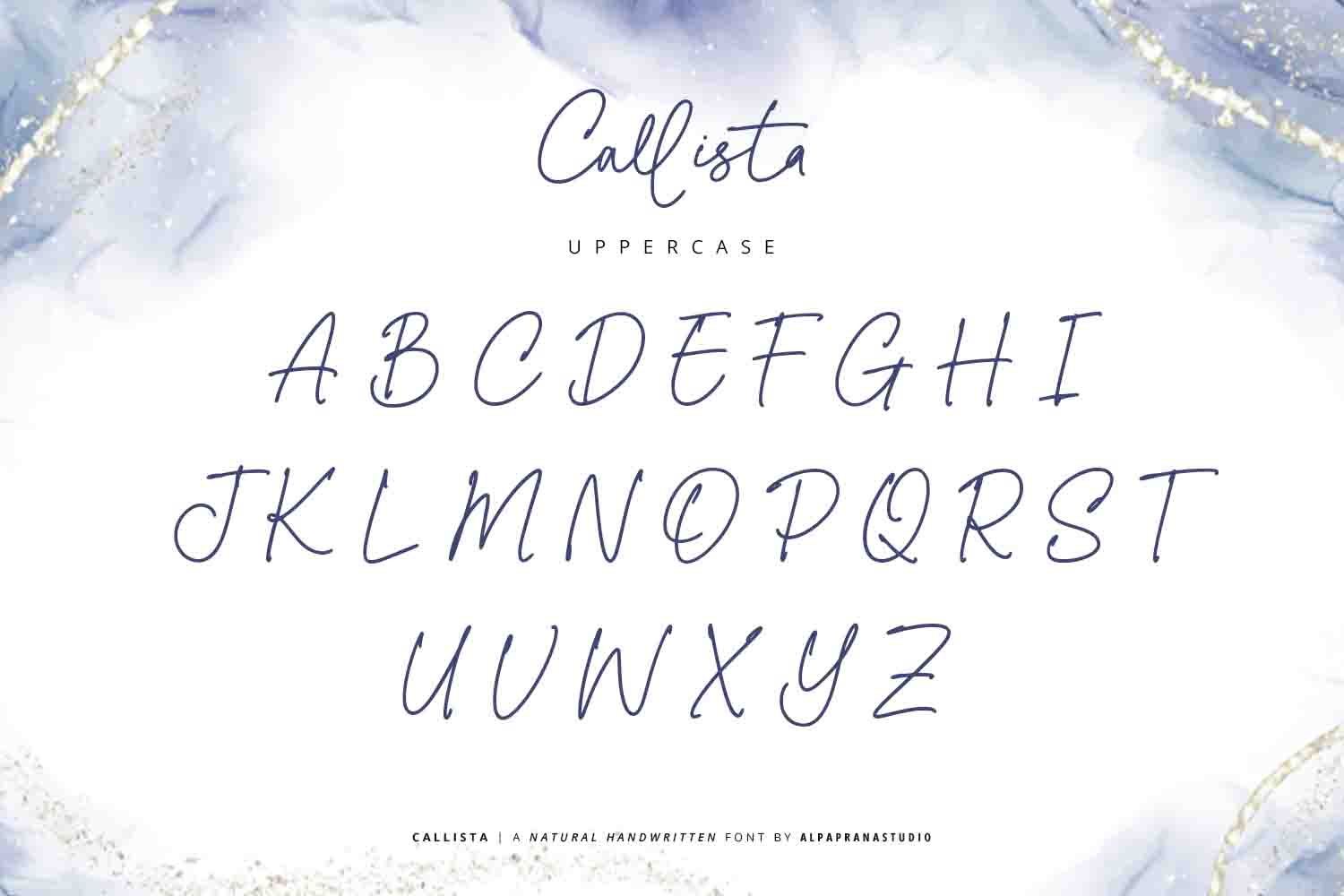 Callista - Signature Font - Alpaprana Studio