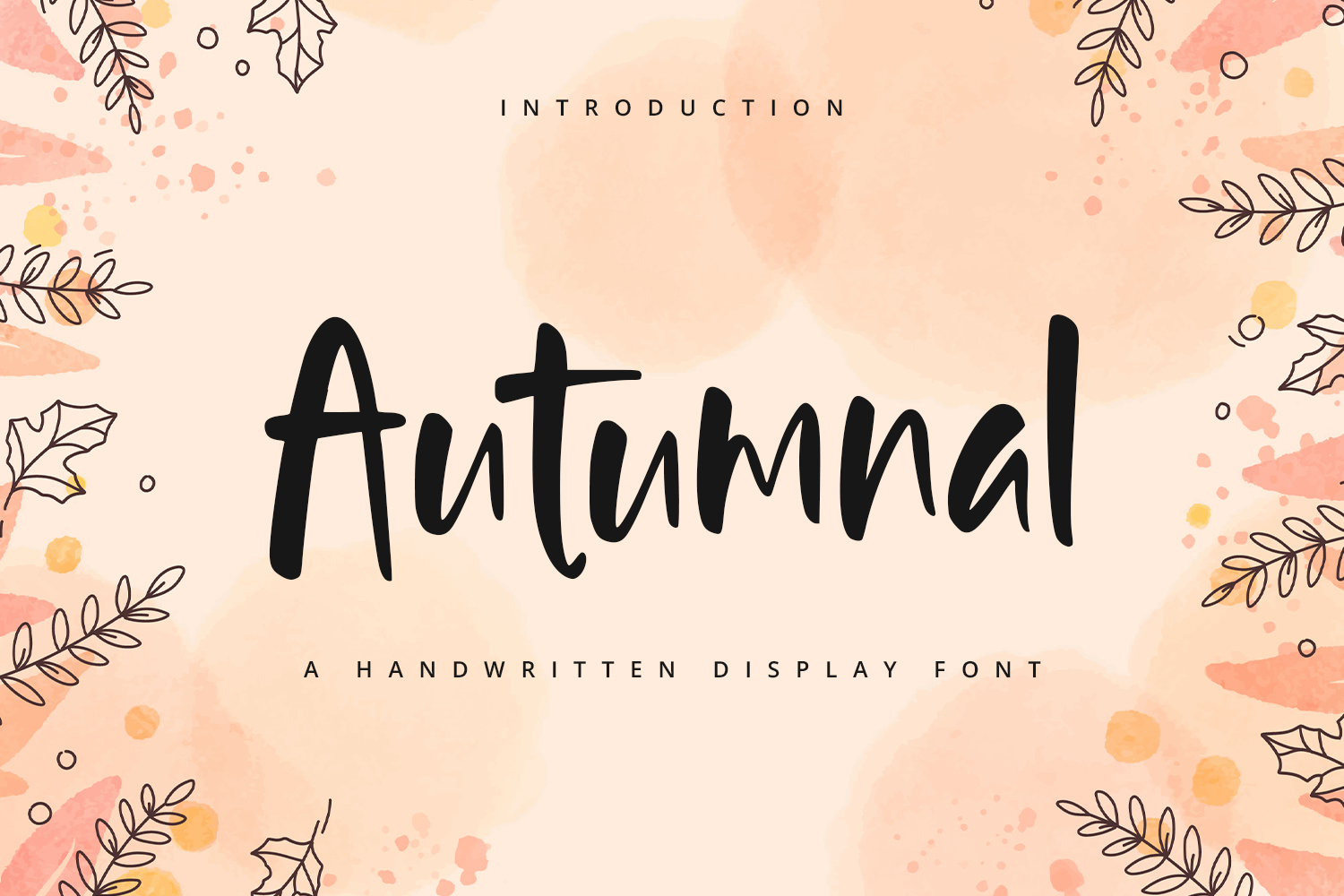 Autumnal - Handwritten Font - Alpaprana Studio