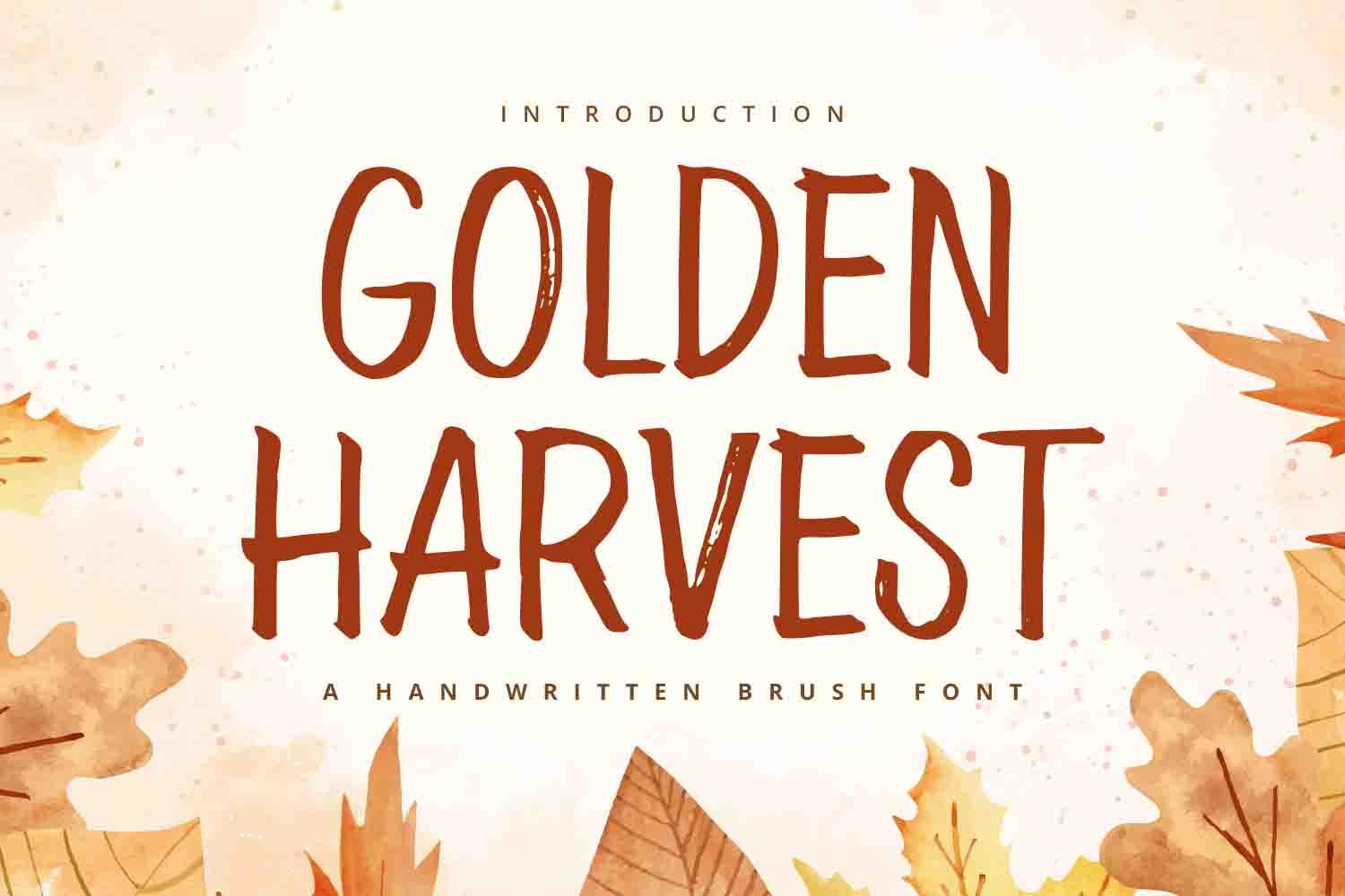 Golden Harvest - Handwritten Font - Alpaprana Studio