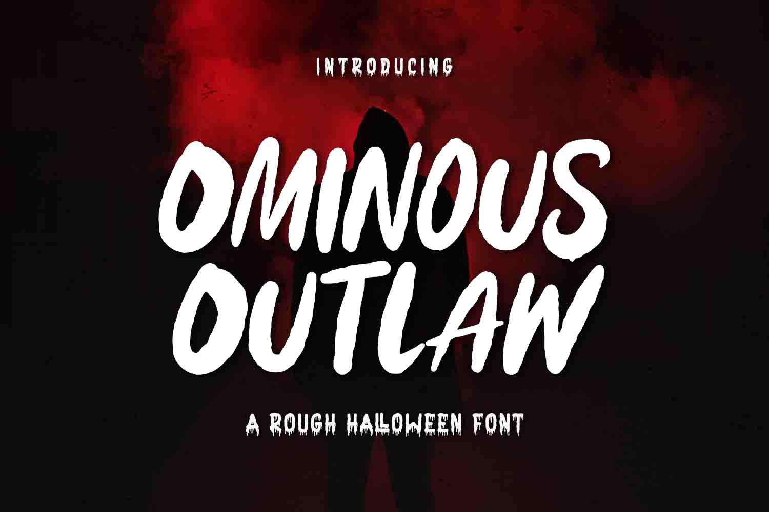 Ominous Outlaw - Rough Display Font - Alpaprana Studio