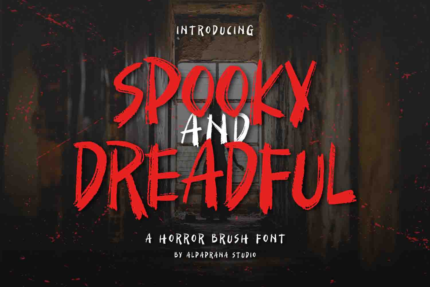 Spooky And Dreadful - Brush Font - Alpaprana Studio