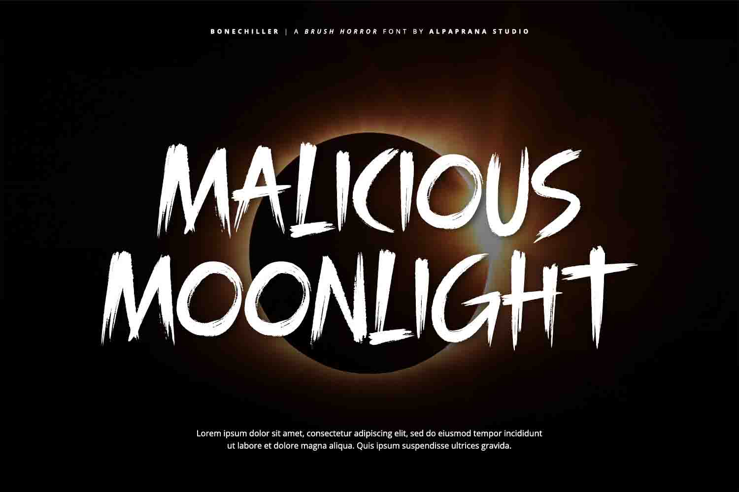 Bonechiller - Brush Font - Alpaprana Studio
