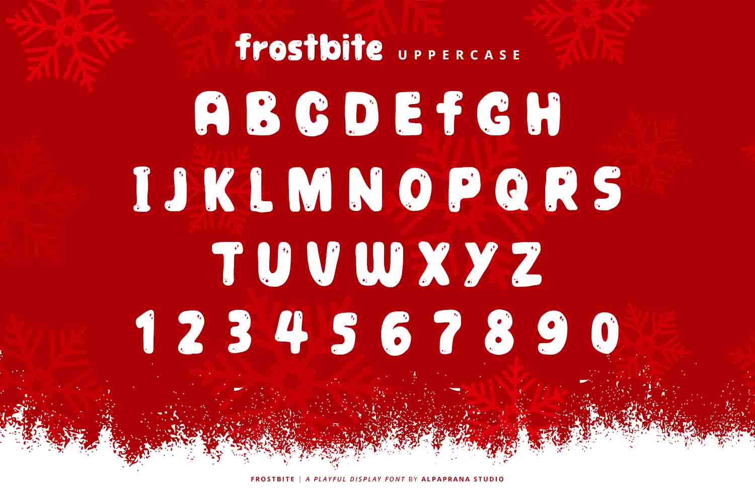 Frostbite - Playful Font - Alpaprana Studio