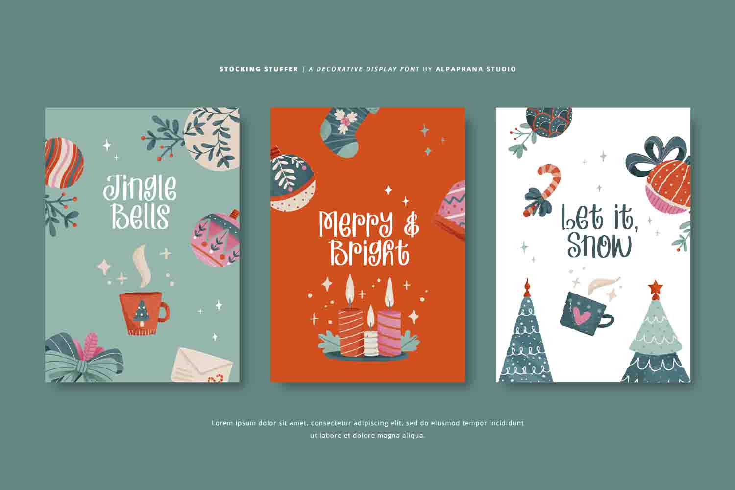 Stocking Stuffer - Display Font - Alpaprana Studio