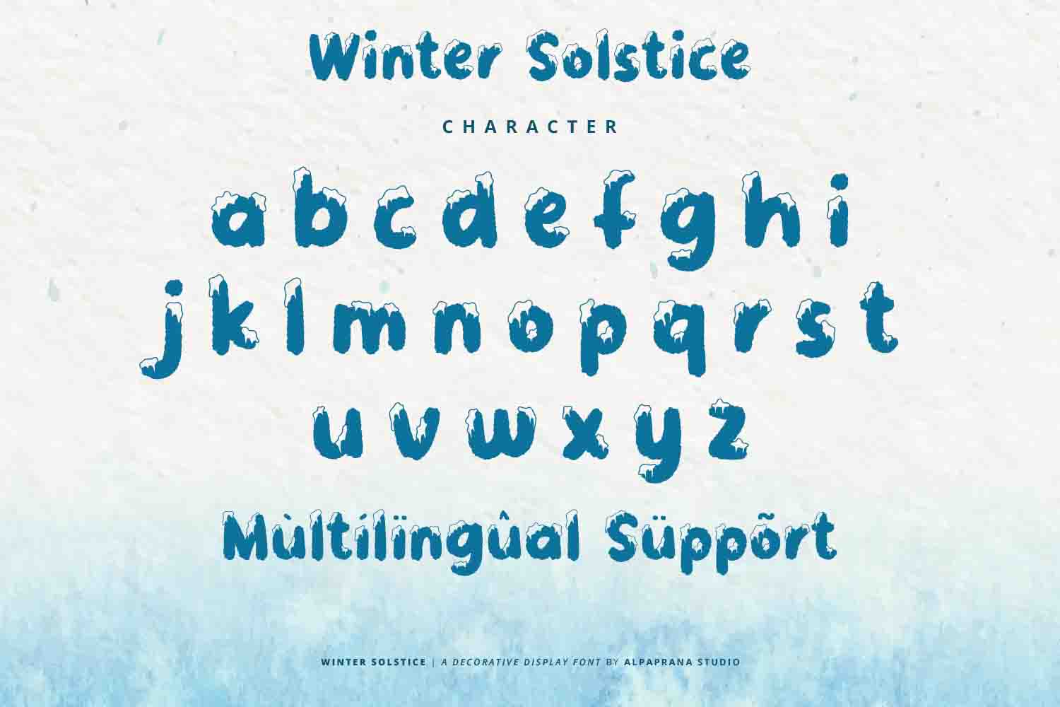 Winter Solstice - Display Font - Alpaprana Studio