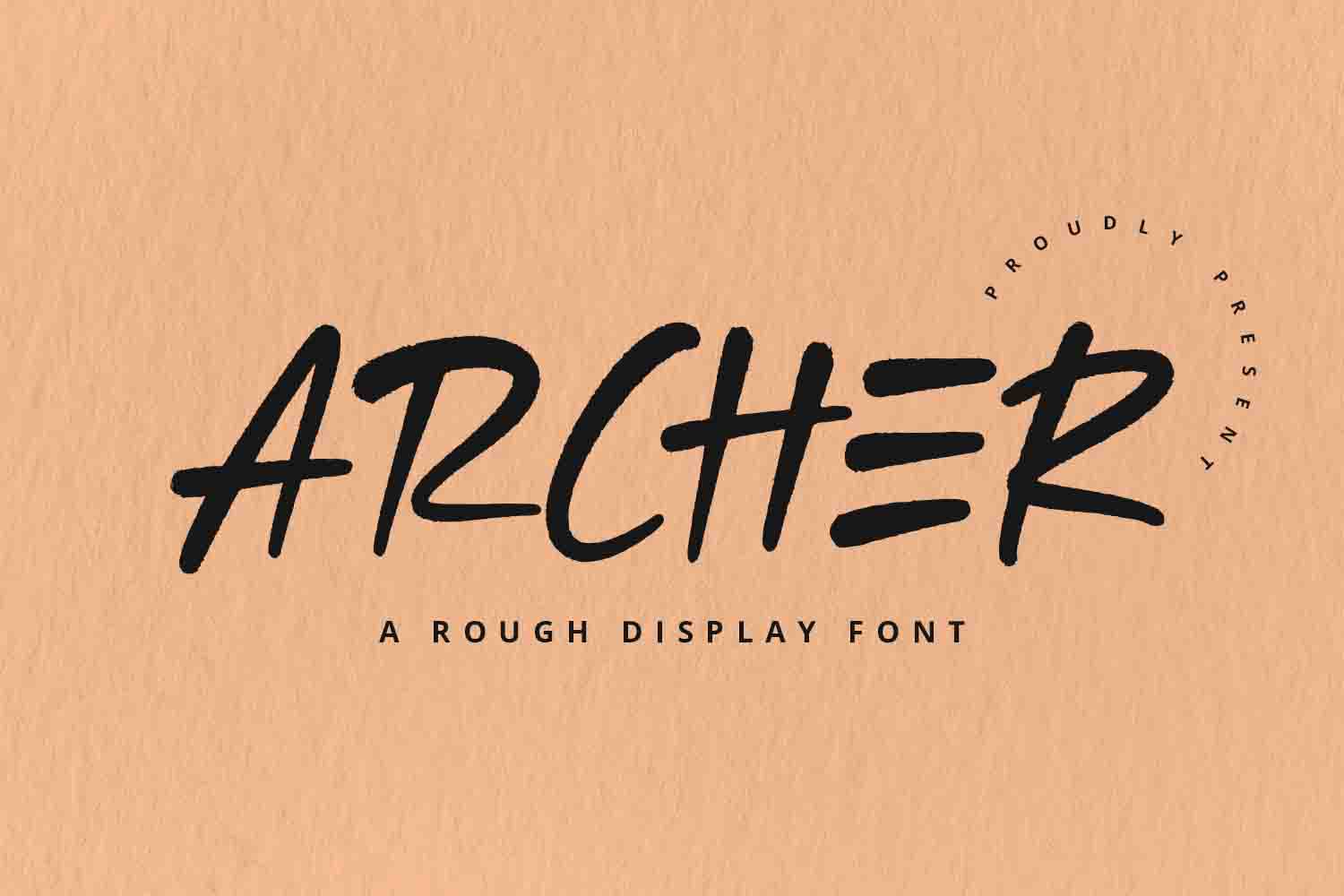 Archer - Rough Font - Alpaprana Studio