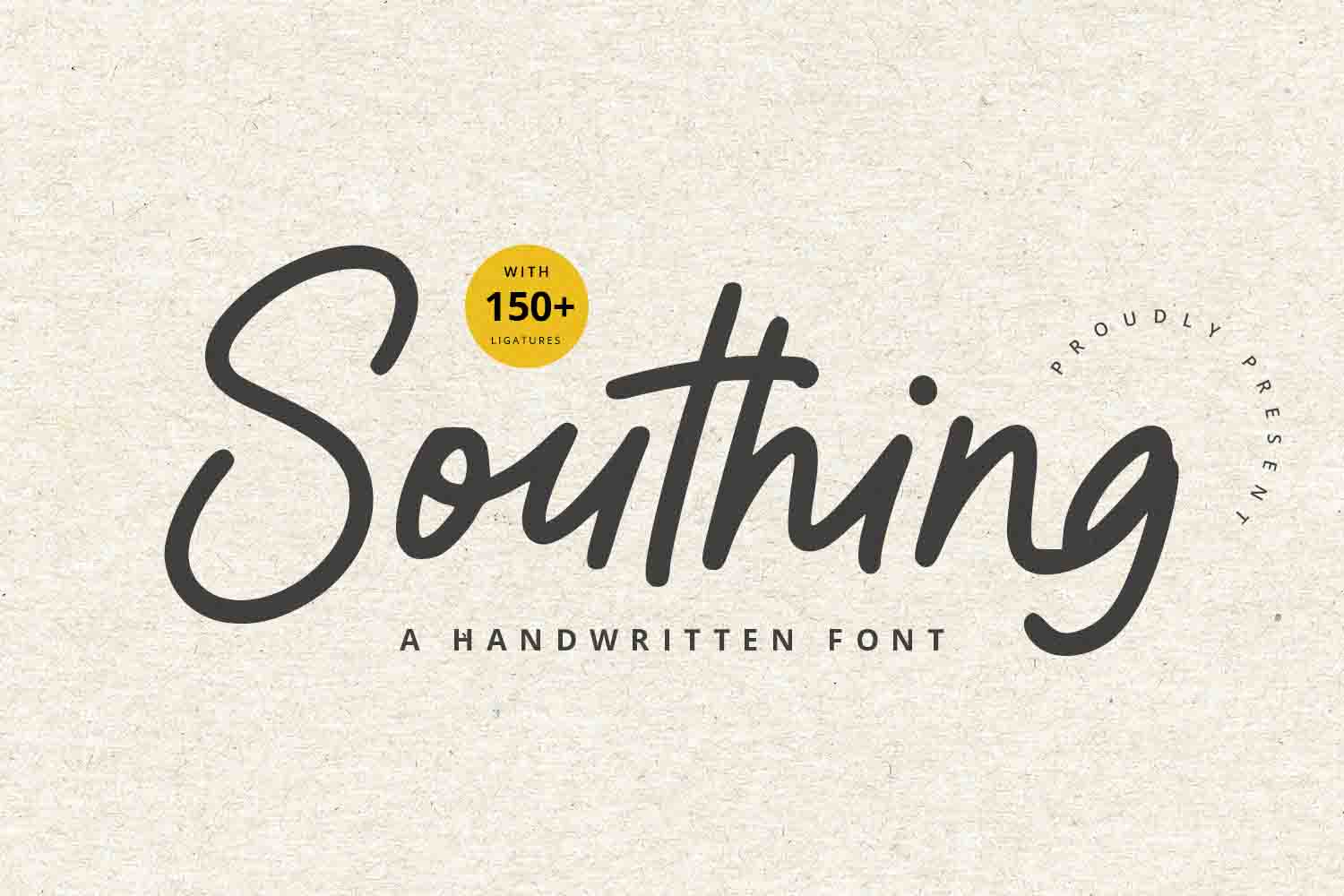 Southing - Handwritten Font - Alpaprana Studio