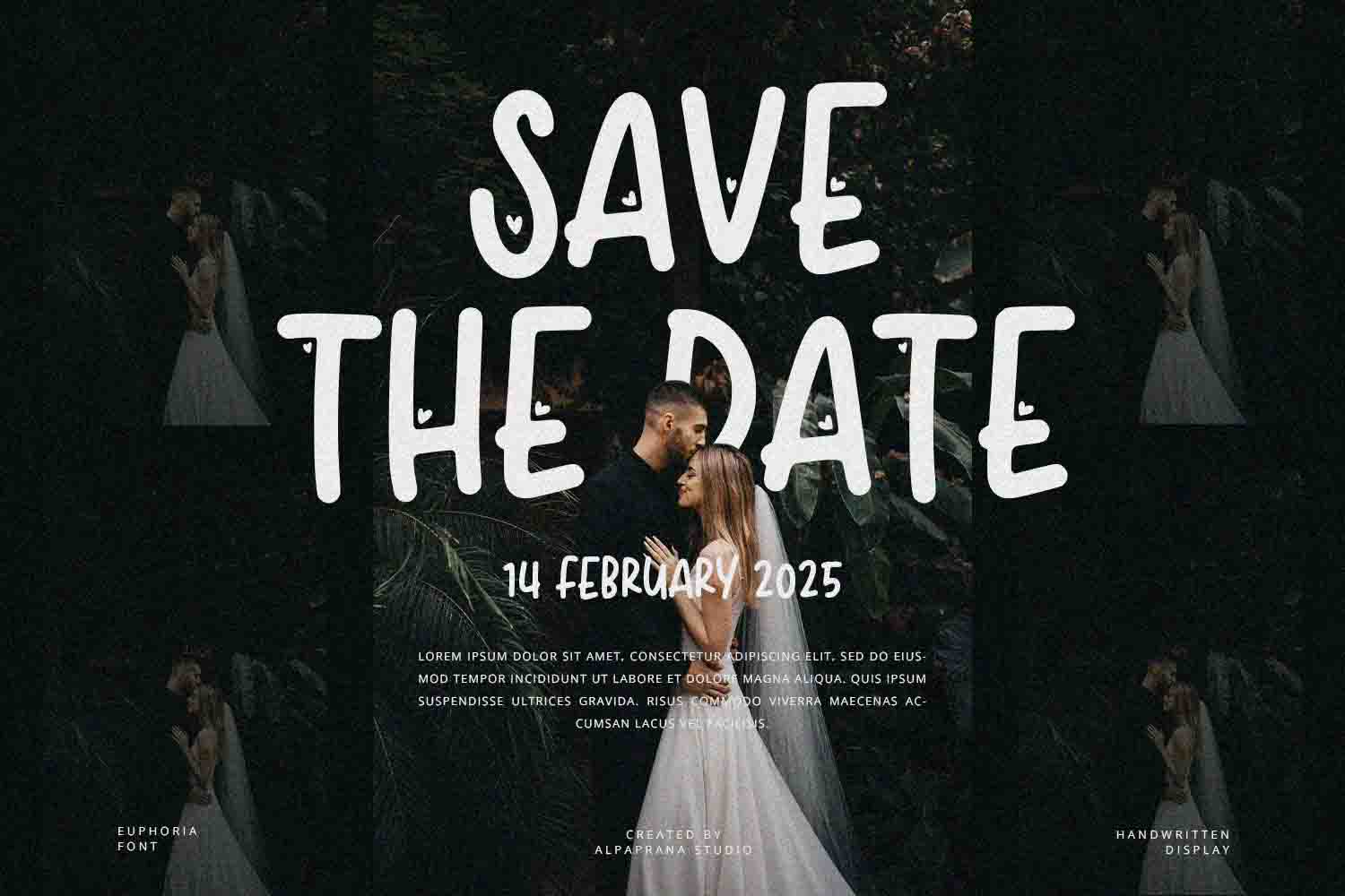 Euphoria - Display Font - Alpaprana Studio