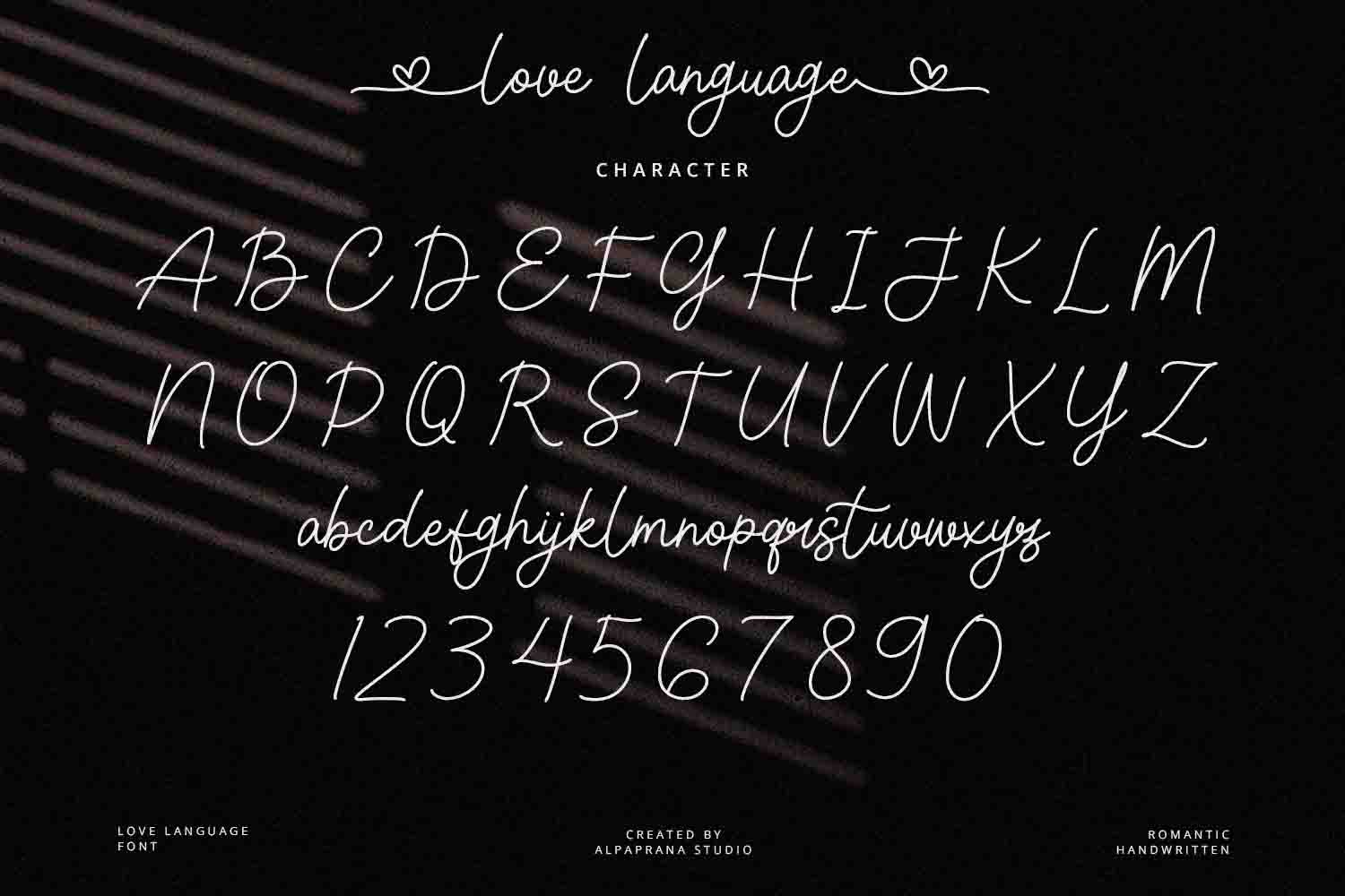 Love Language - Handwritten Font - Alpaprana Studio