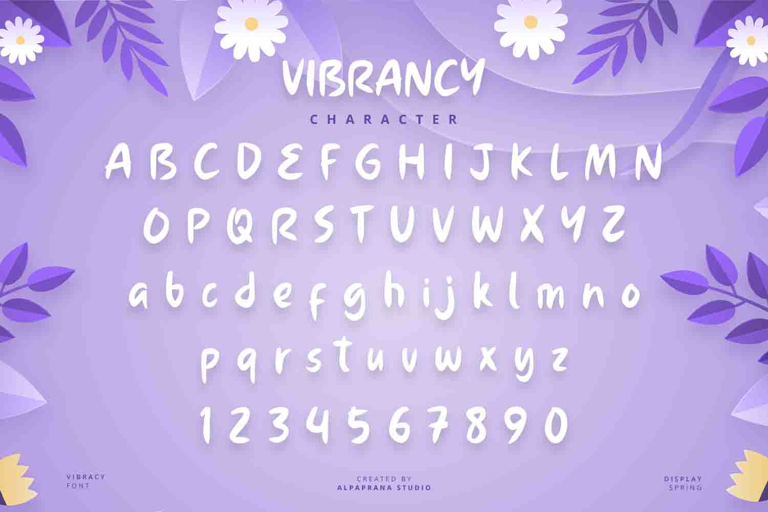 Vibrancy - Display Font - Alpaprana Studio