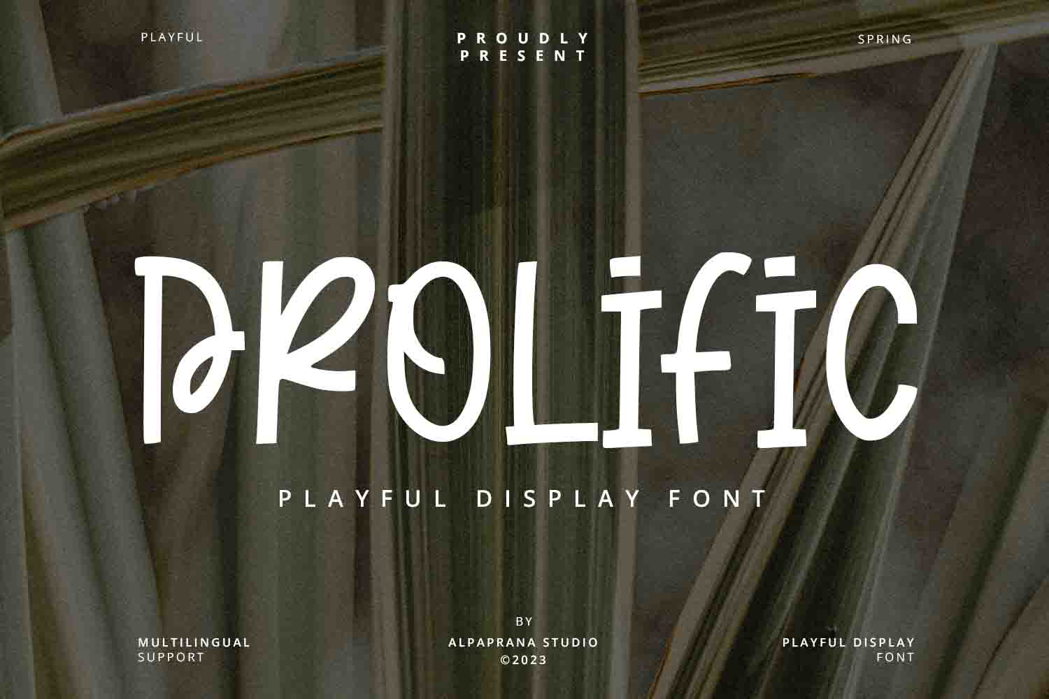 Prolific - Playful Font - Alpaprana Studio
