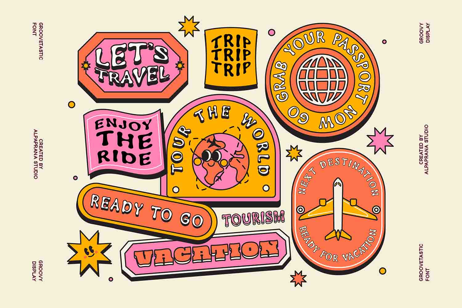 Groovetastic - Groovy Font - Alpaprana Studio