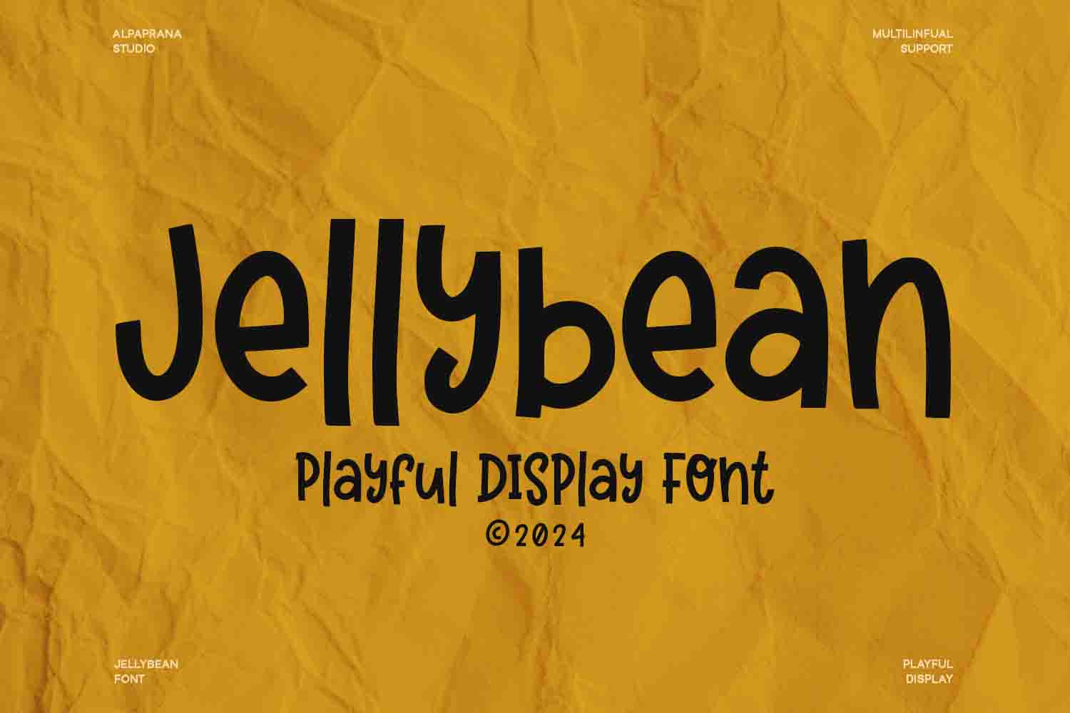 Jellybean - Display Font - Alpaprana Studio
